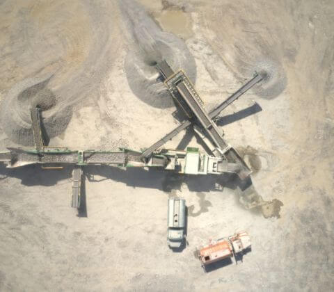 Concassage et tamisage de plusieurs matériaux | Bricon